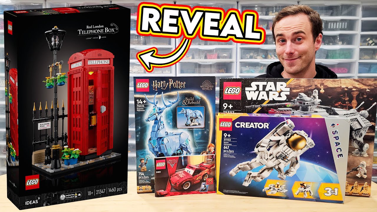 LEGO Telephone Box!? Backlog Built & Placed! - YouTube