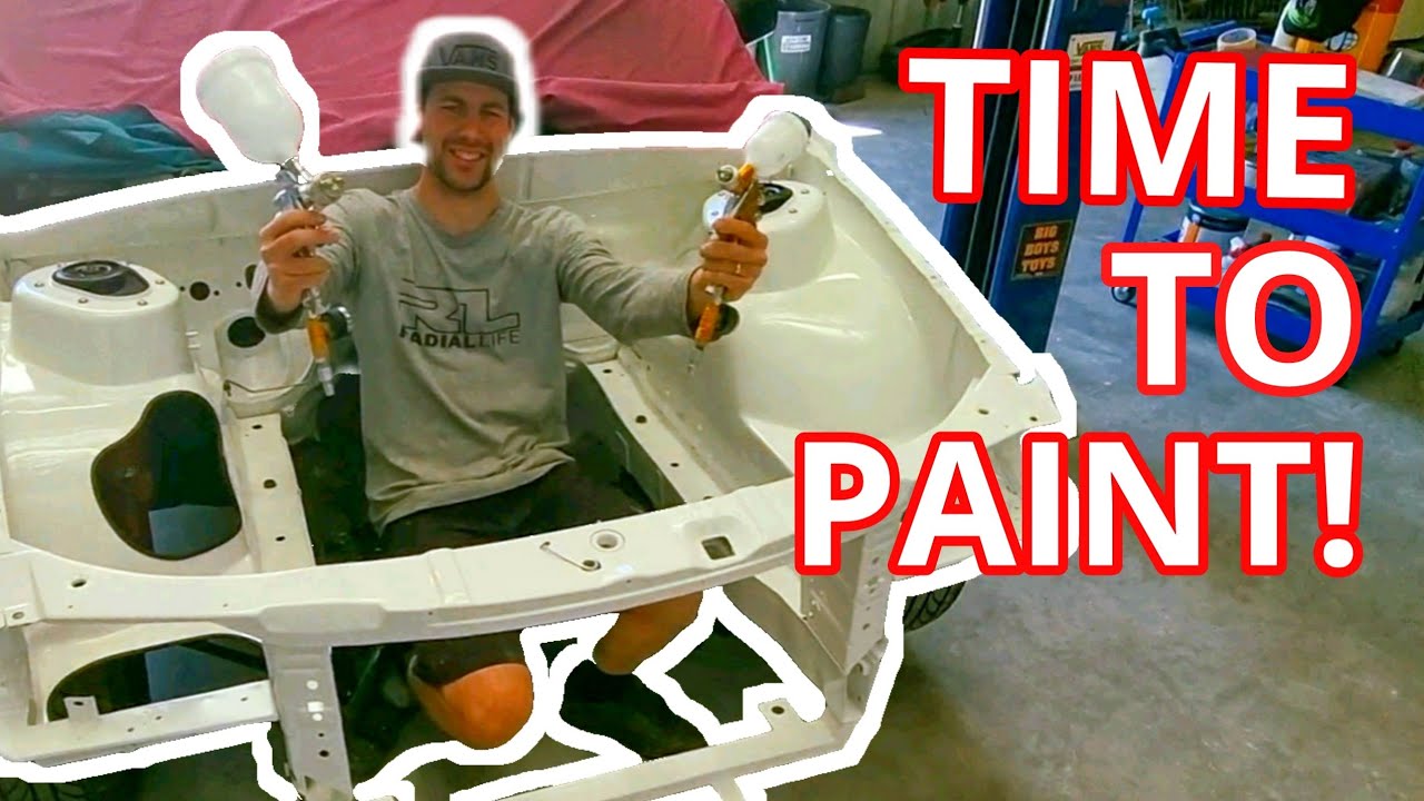 DIY painting my SMOOTHED engine bay AT HOME! | [The Bunky BT1] - Ep3 ...