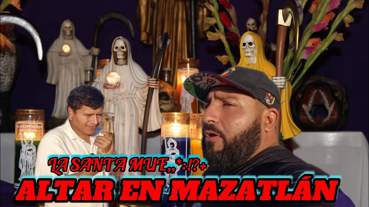 Nuevo altar de la santa #aterrador #demonios #brujeria #memes - YouTube