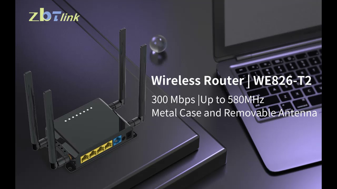 Zbtlink Wireless Router(WE826-T2) - YouTube