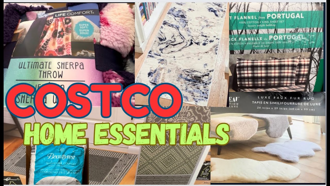 COSTCO! HOME ESSENTIALS! SHOP WITH ME! - YouTube