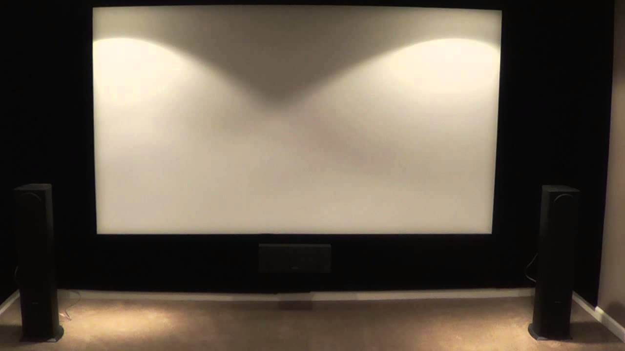 Home Theater Tour Projector Setup - YouTube