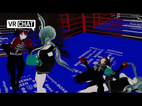 Fighting for a super beating VRchat BOXING
