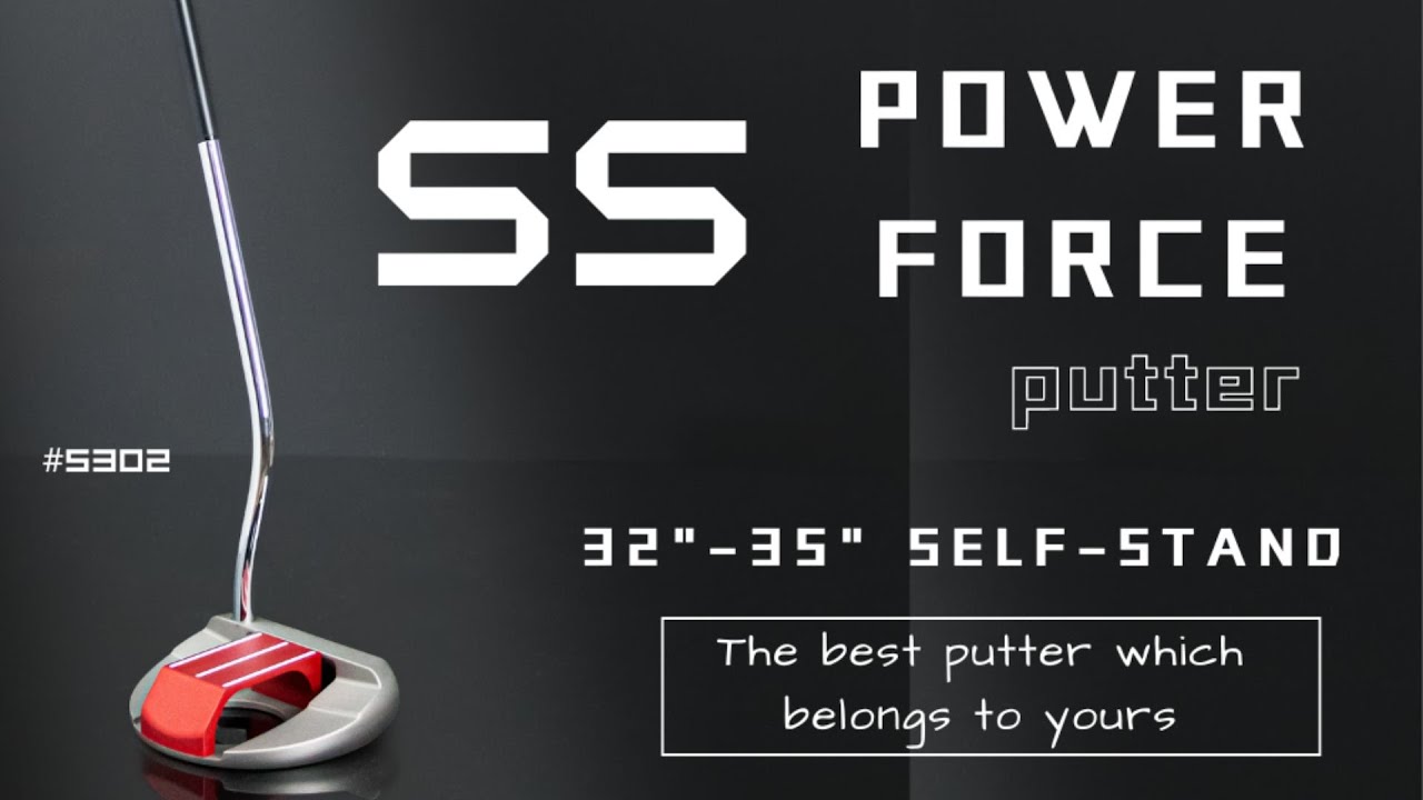 【MEGA GOLF】SS POWER FORCE PUTTER S302 - YouTube