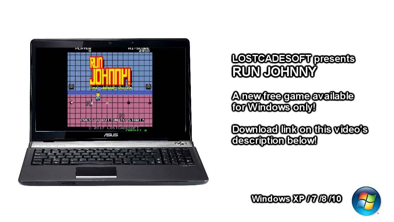 RUN JOHNNY (Free arcade game for Windows) Ad - YouTube