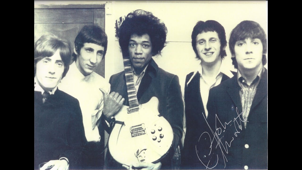 Jimi Hendrix and The Who / the autographed photo - YouTube