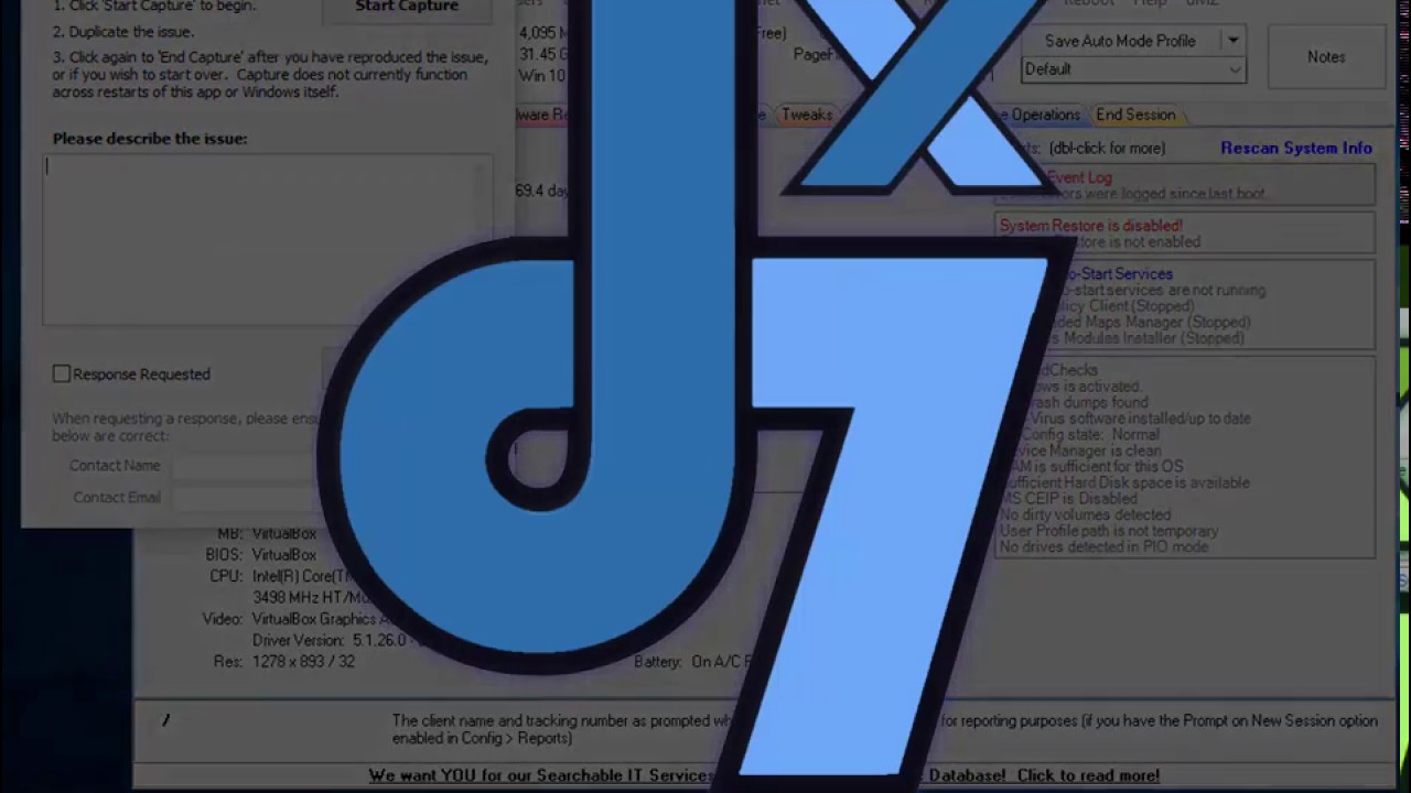 d7x Bug Submission Interface - YouTube