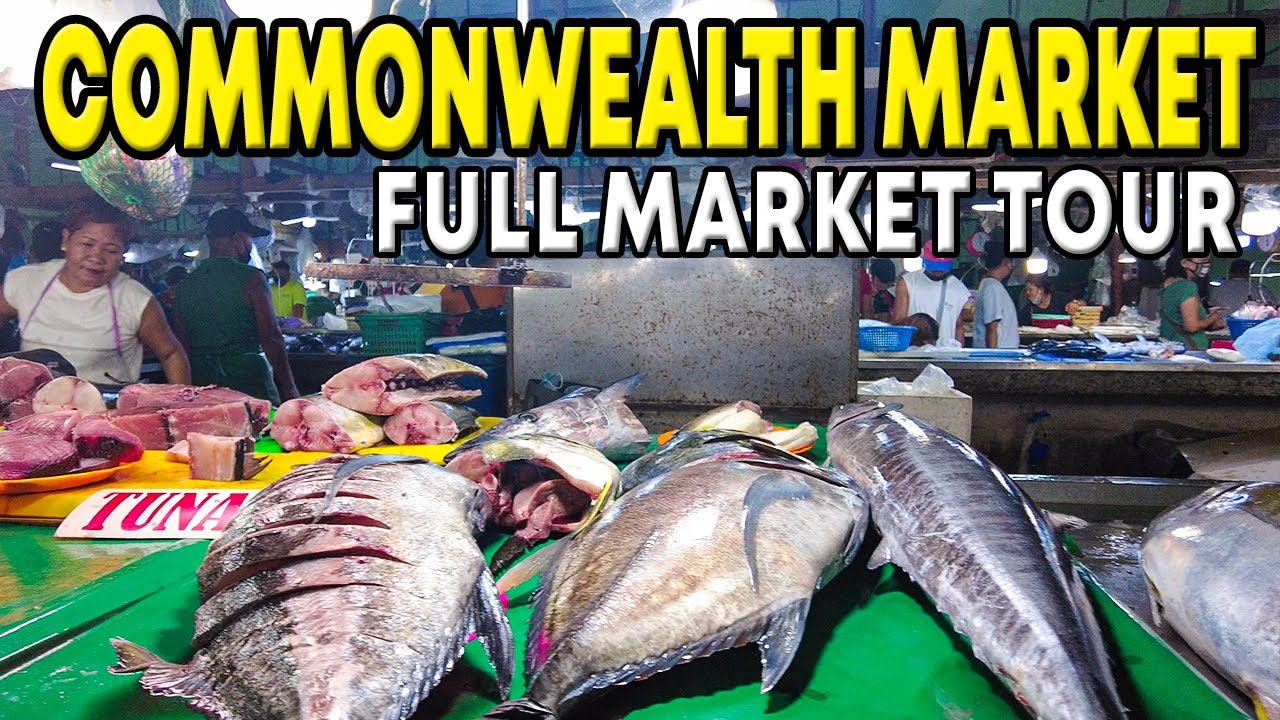 [4K] COMMONWEALTH MARKET Early Morning scenes | Quezon City Philippines ...