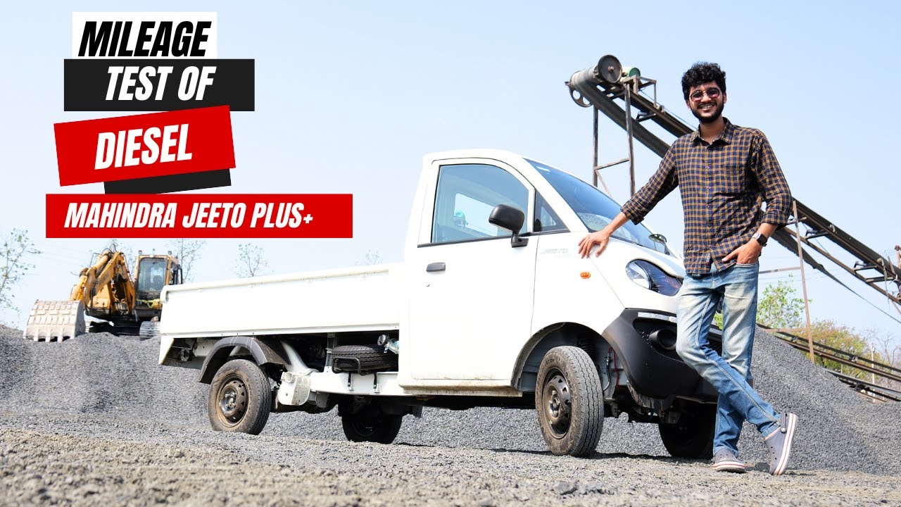 New Mahindra Jeeto Plus Diesel BS-6 Phase 2 Mileage Test | Review ...