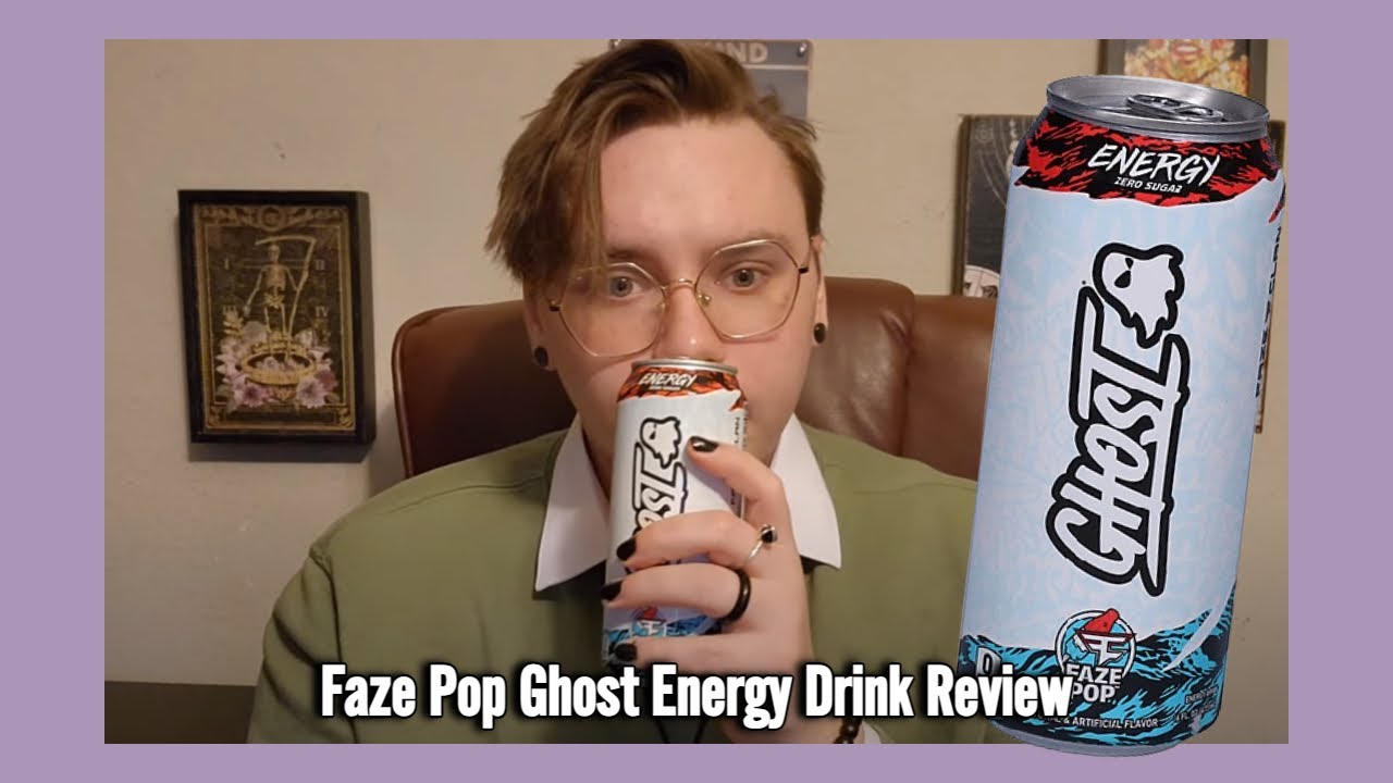 Faze Pop Ghost Energy Drink Review - YouTube