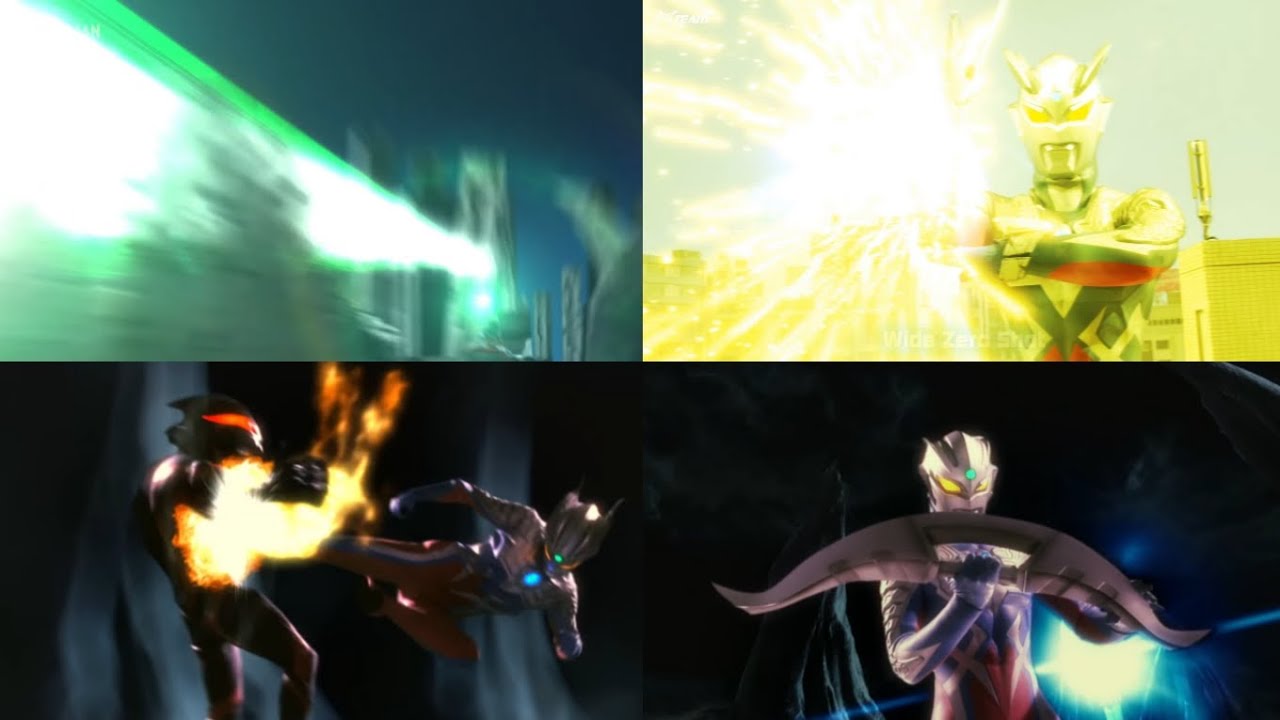 Ultraman Zero All Technique - YouTube