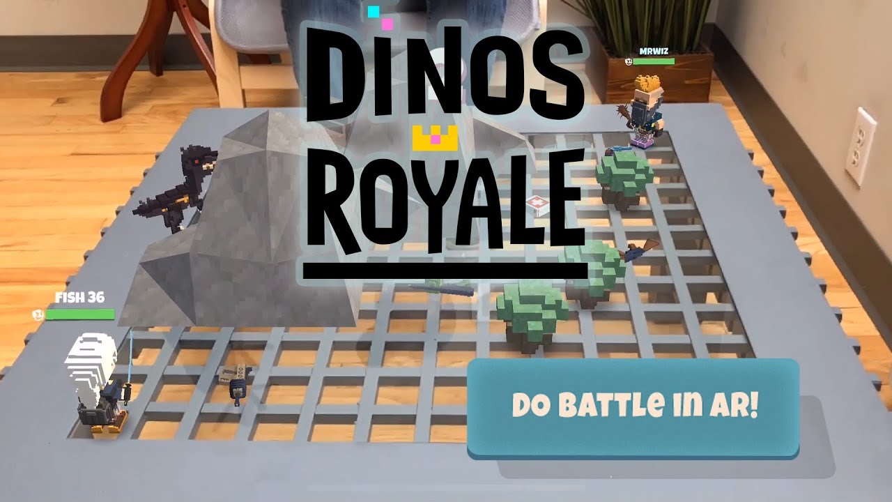 Dinos Royale - AR Gameplay Preview - YouTube