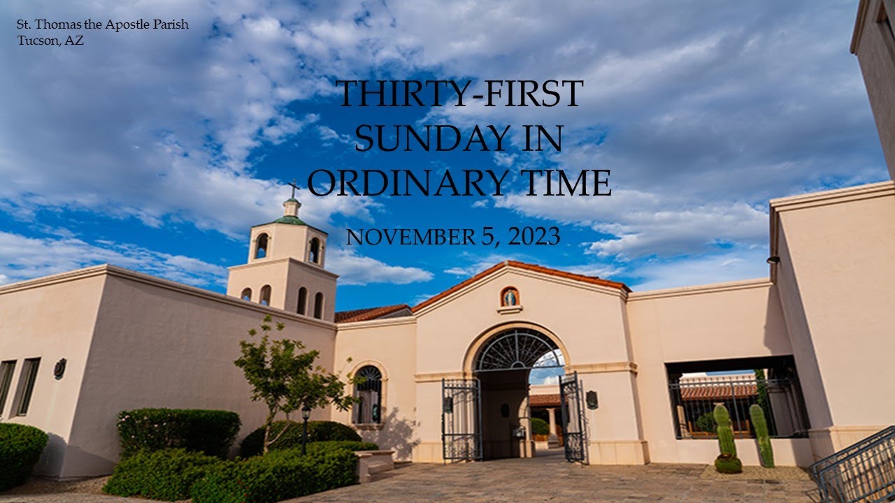 Thirty-first Sunday of Ordinary Time - 9:30 AM Live Stream - YouTube