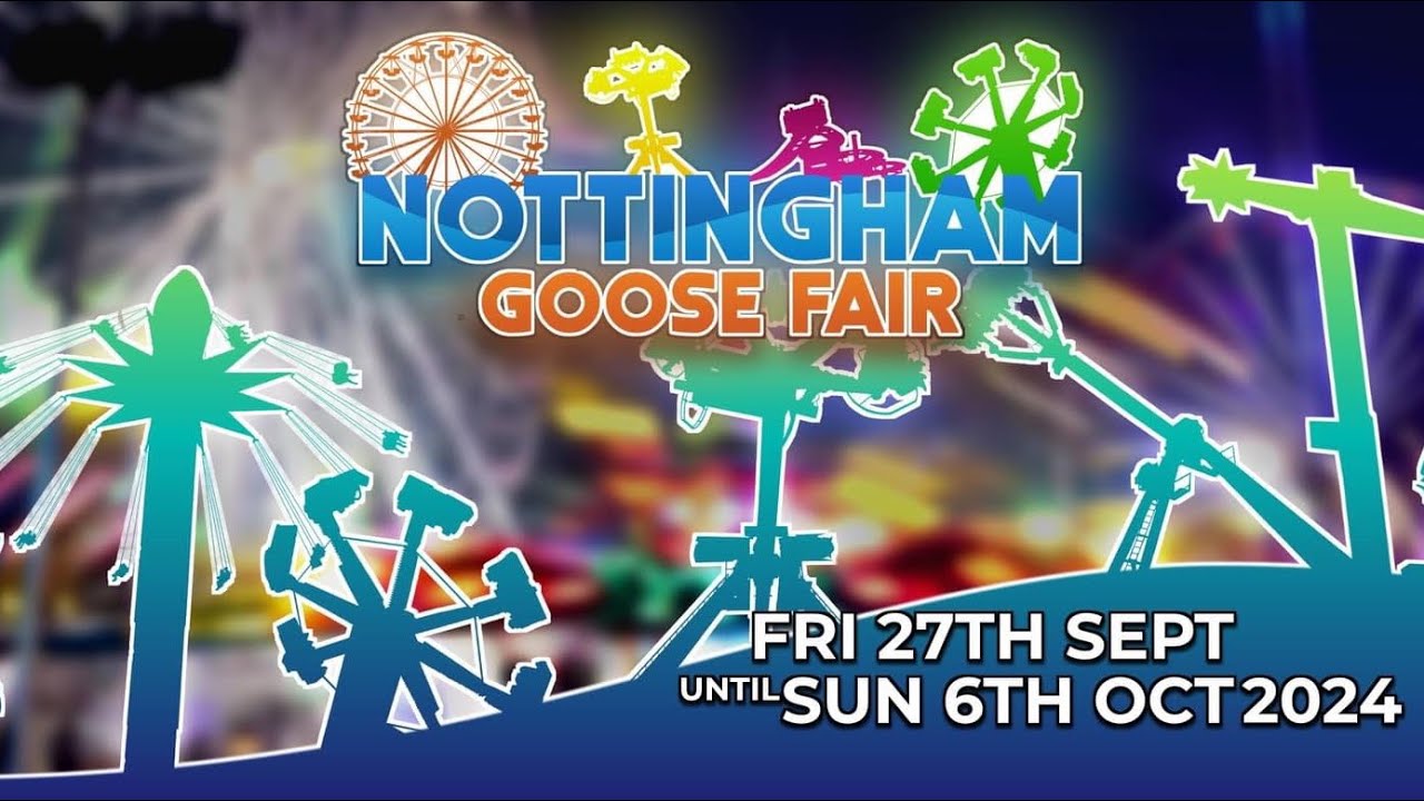 Nottingham goose fair aerospace,ice jet , and Apollo 13 pov off ride ...