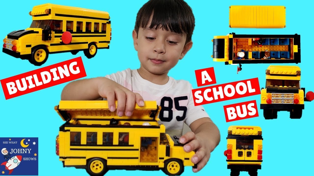 Lego School Bus Brictek Toy School Bus For Kids NYC Transportation ...
