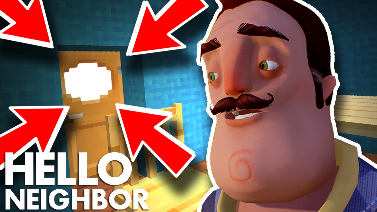 Minecraft Hello Neighbor - The Neighbors Secret Room (Minecraft ...