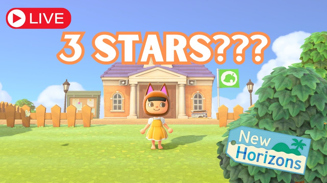 ACNH || We NEED to get to 3 Stars!!! Then Switching Over to Stardew ...