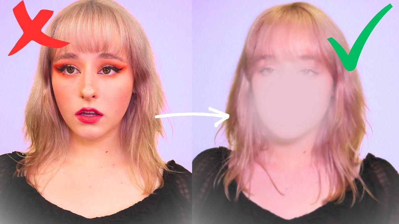 FULL FACE OF MAKEUP THAT DOESN'T SUIT MY FEATURES VS. FULL FACE THAT ...