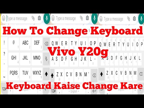 How To Keyboard In Vivo Y20g || Vivo Y20g Keyboard Kaise Change Kare ...