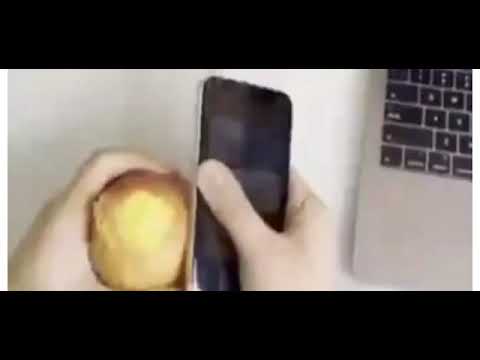 Peeling an apple with an iPhone 12 - YouTube