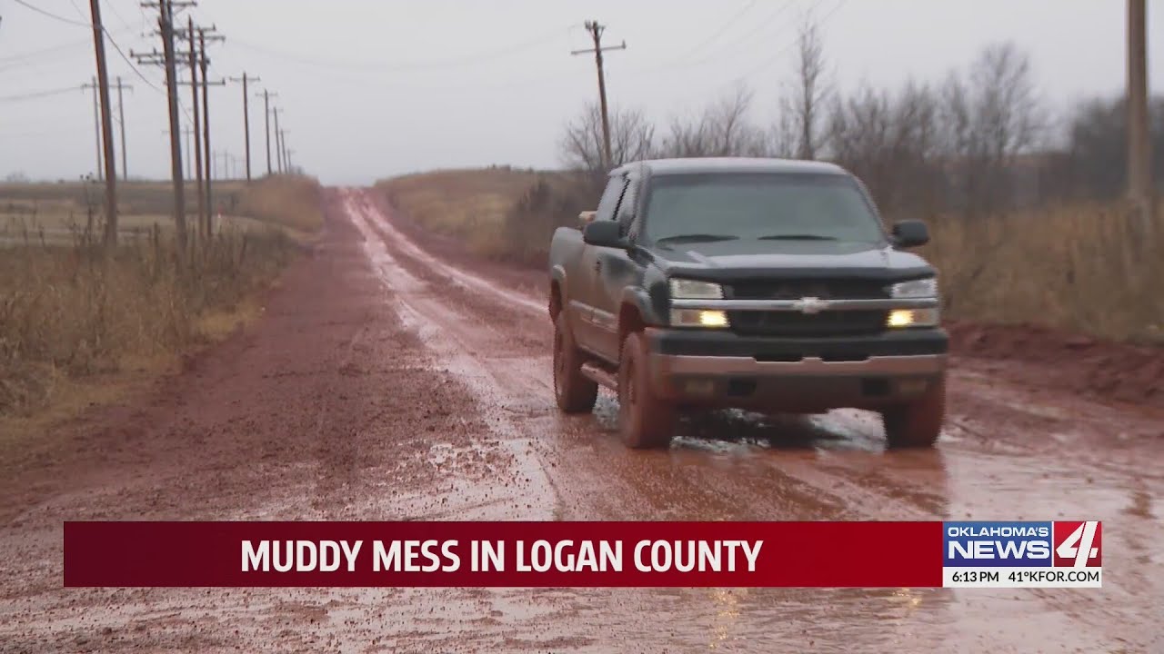 Muddy mess in Logan County - YouTube
