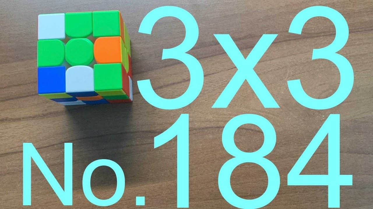 [3x3] No.184 Solve Cube | scramble | ASMR for Sleep and Relaxation ...