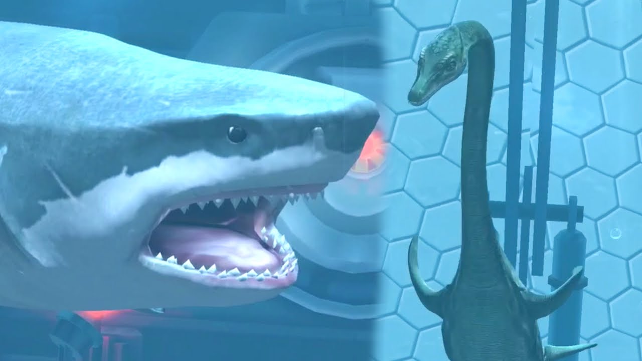 Cluiche Kronosaurus Vs Megalodon Megarchelon | Jurassic Park Wiki