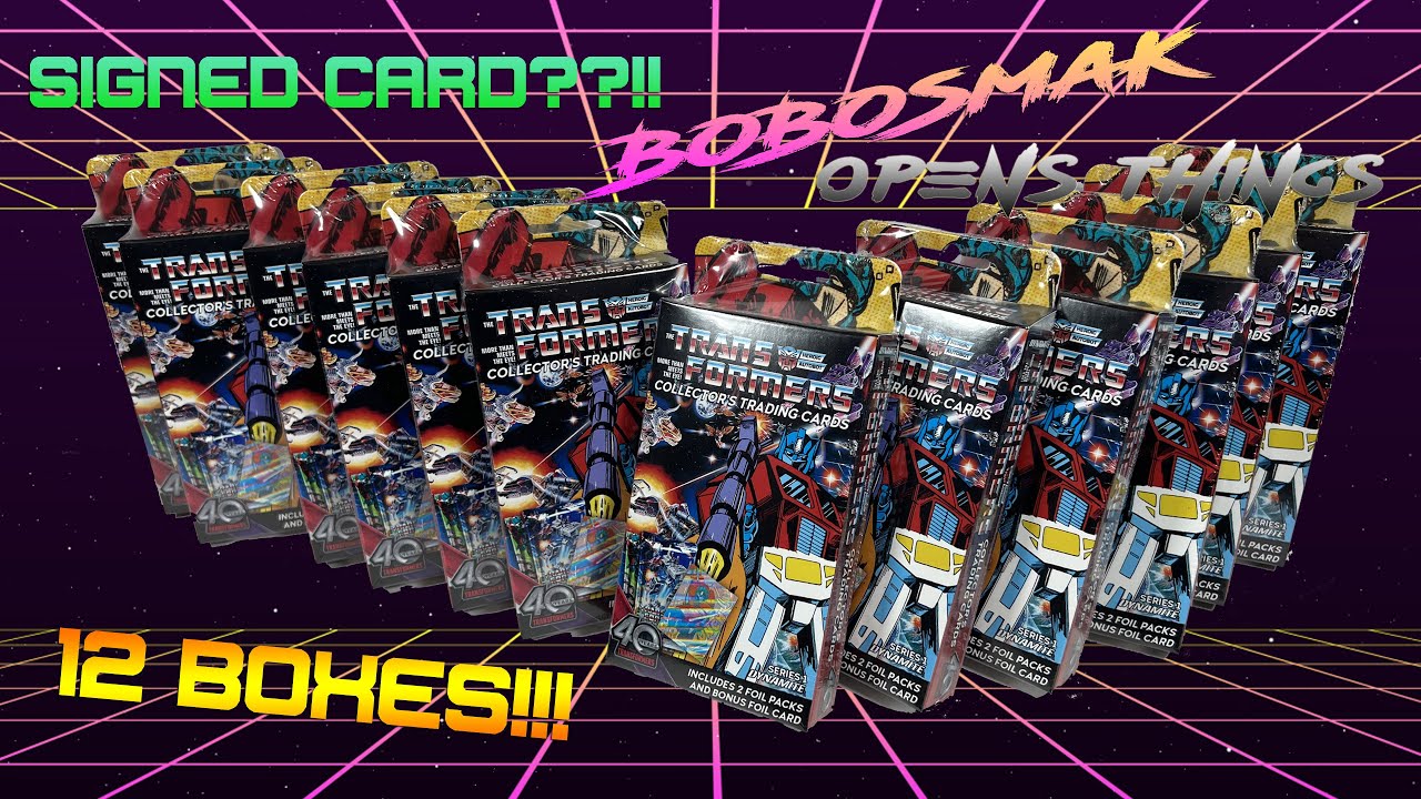 Unboxing: TWELVE Transformers Collectible trading card boxes (Hangers ...
