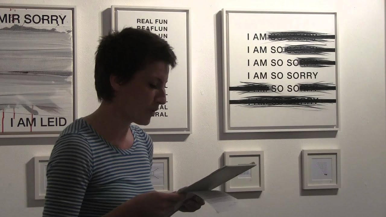 Feinde poetry at the Hardy Tree Gallery - Esther Strauss - YouTube