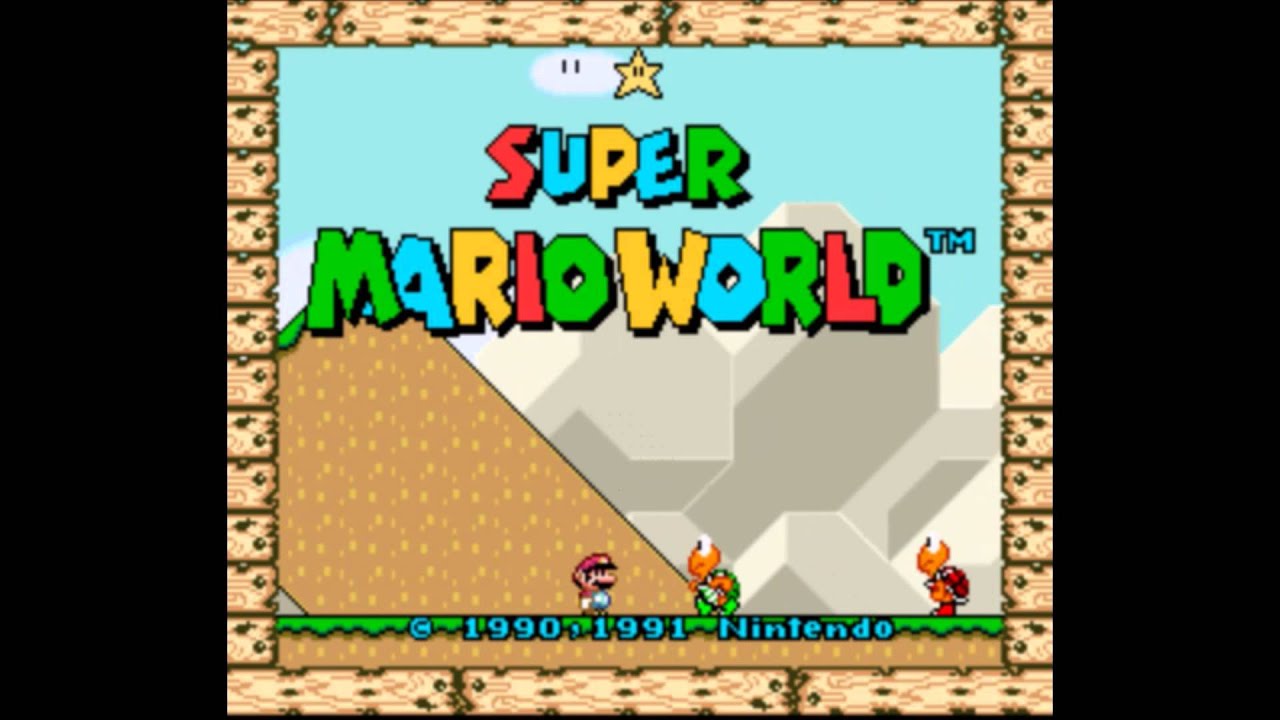 EPIC TITLE SCREEN GAME OVER GLITCH - LET'S CHEAT Super Mario World ...