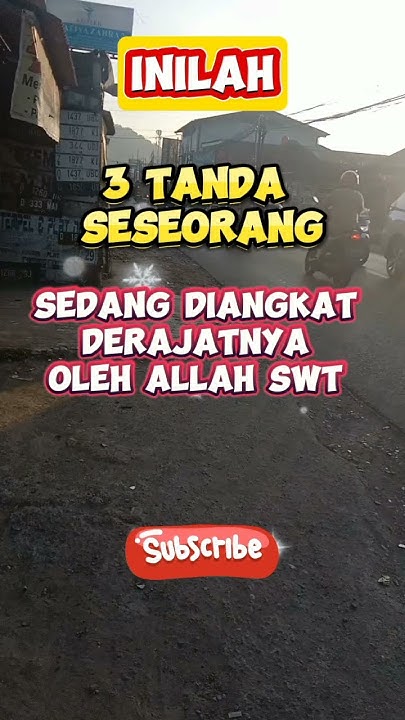 Inilah 3 tanda seseorang sedang diangkat derajatnya oleh Allah SWT #islamshorts #dakwahislam ...