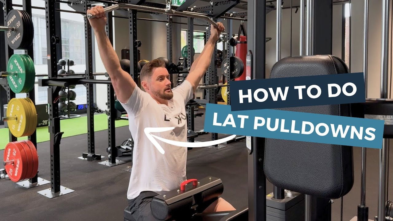 How to do Lat Pulldowns - For Beginners - YouTube