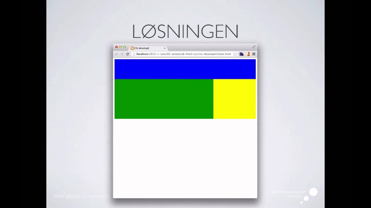 Floating layout med CSS - YouTube