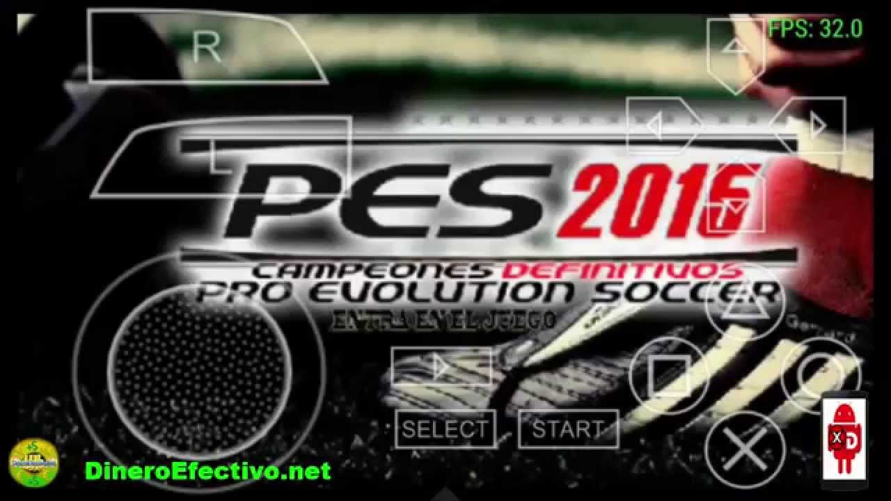 PES 2015 en PPSSPP Gold Emulador - YouTube