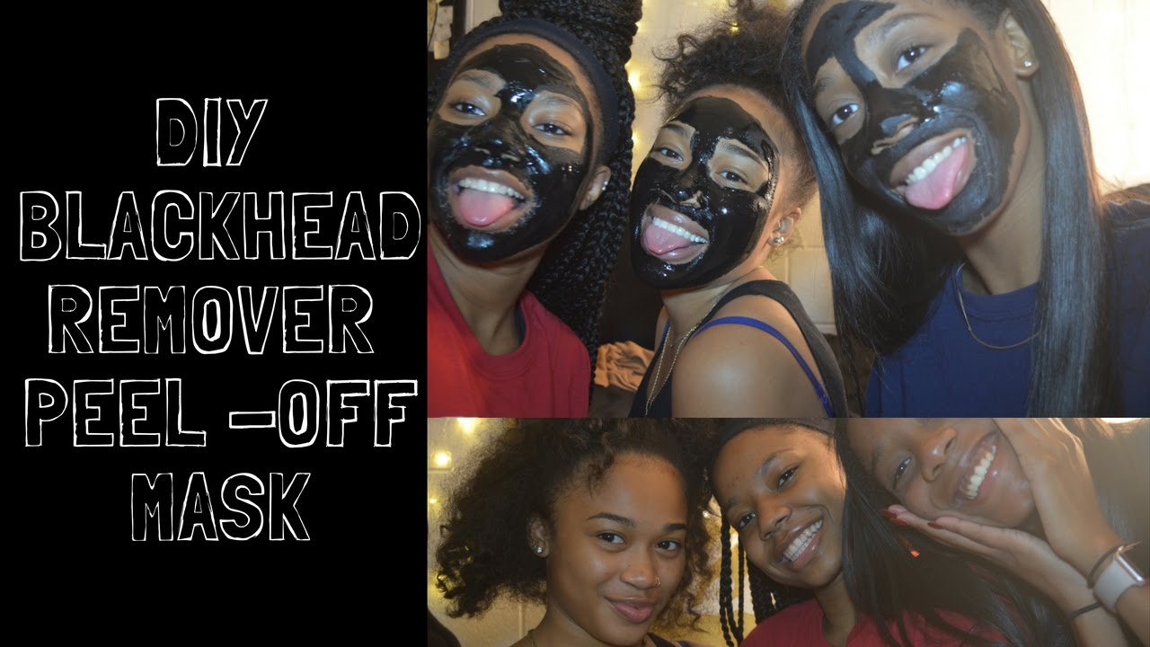 DIY Blackhead Remover Peel Off Mask || SUPER EASY - YouTube