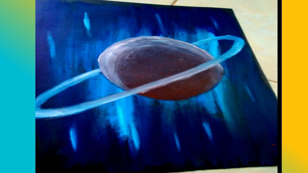 Lukisan planet l planet Painting - YouTube