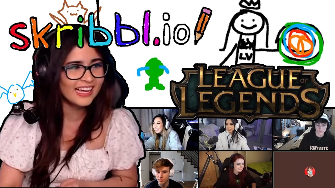 DRAWING LEAGUE OF LEGENDS CHAMPS | SKRIBBLIO ft. Aibun, Alyri ...