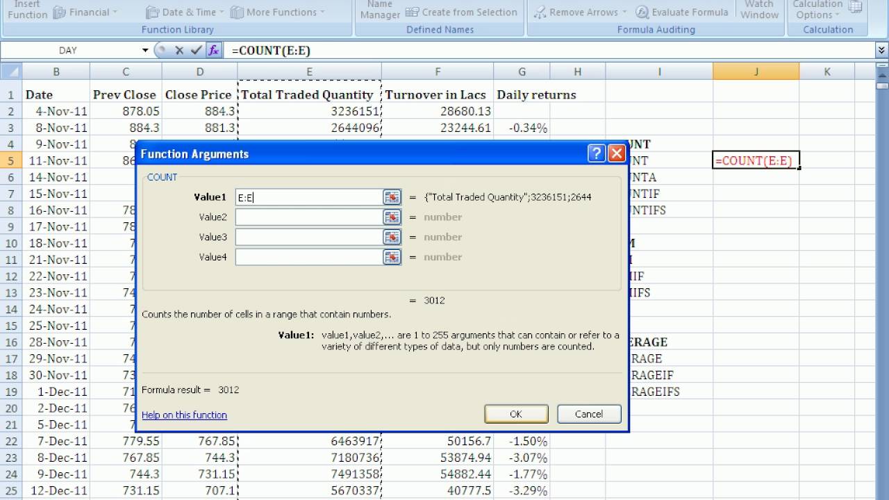 MS EXCEL Count Sum And Average Functions YouTube ms-excel-count-sum-and-average-functions-youtube