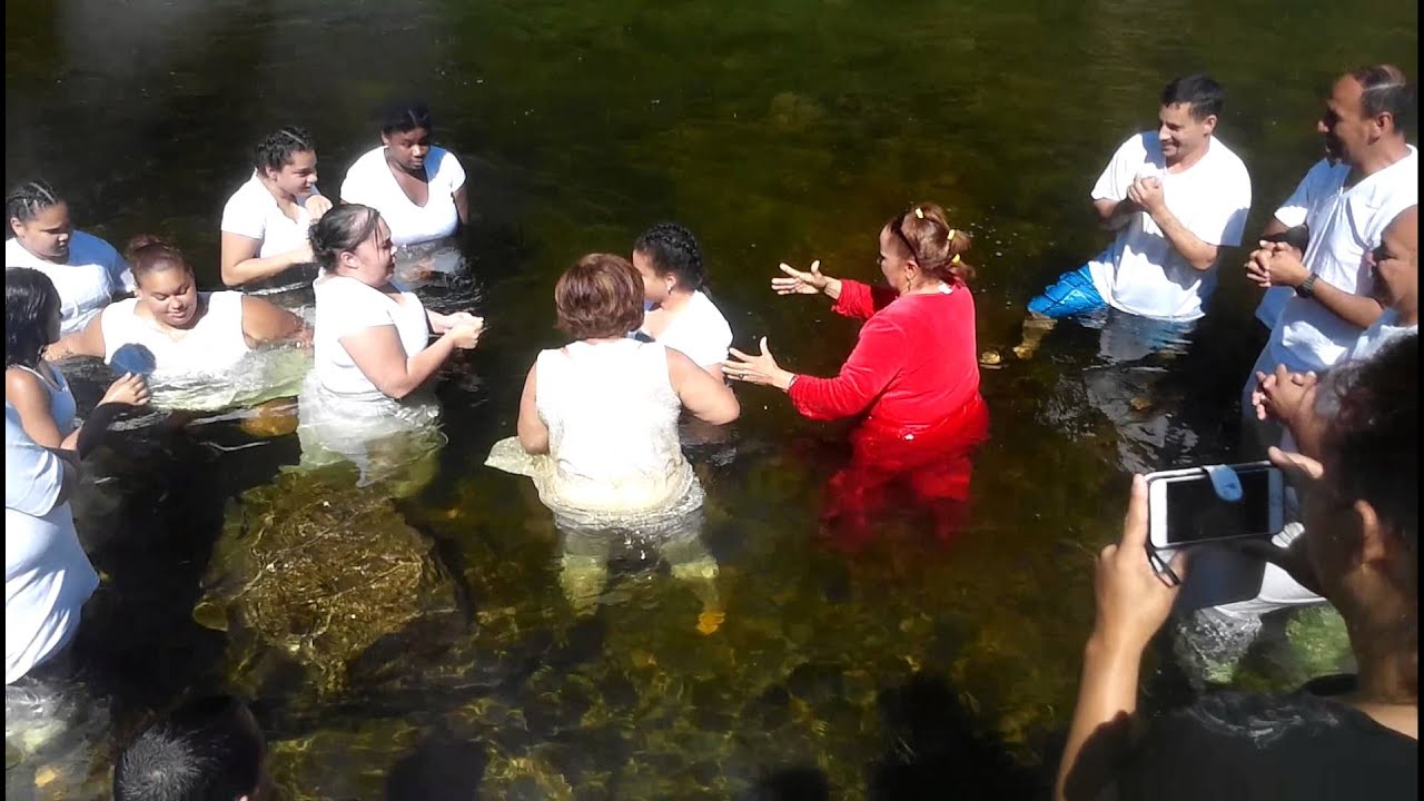 Girls baptized - YouTube
