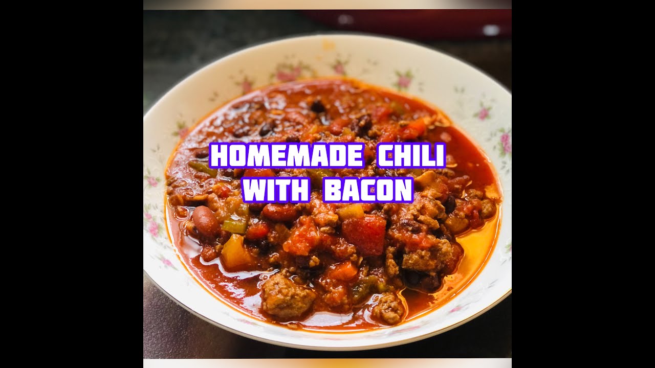 Instant Pot Homemade Chili with Bacon | My Version | Lanie’s Kitchen ...