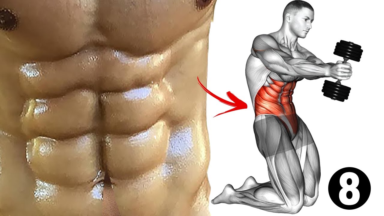 This is how to build abdominal muscles at home Top 8 - YouTube