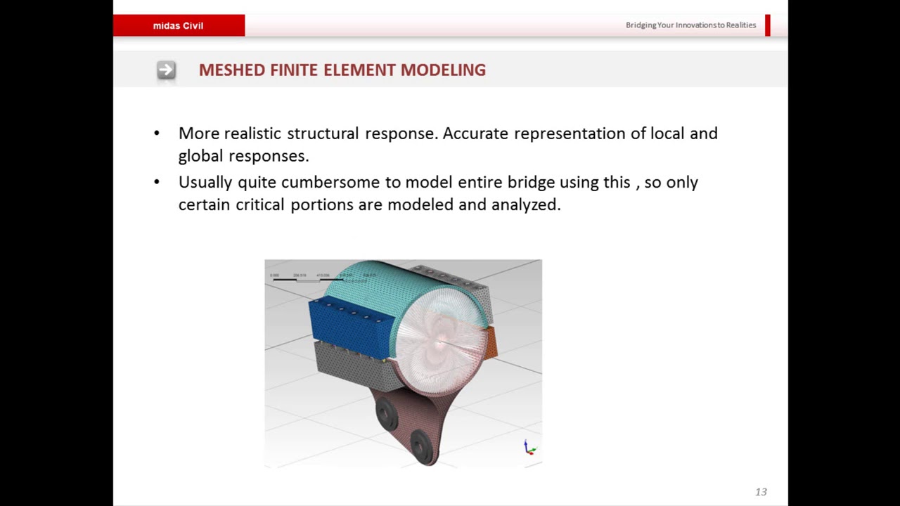 Cable Stayed Bridge Analysis midas Civil Webinar - YouTube