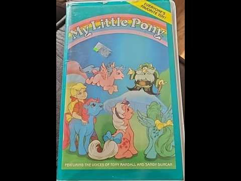 Opening and Closing To My Little Pony 1984 VHS