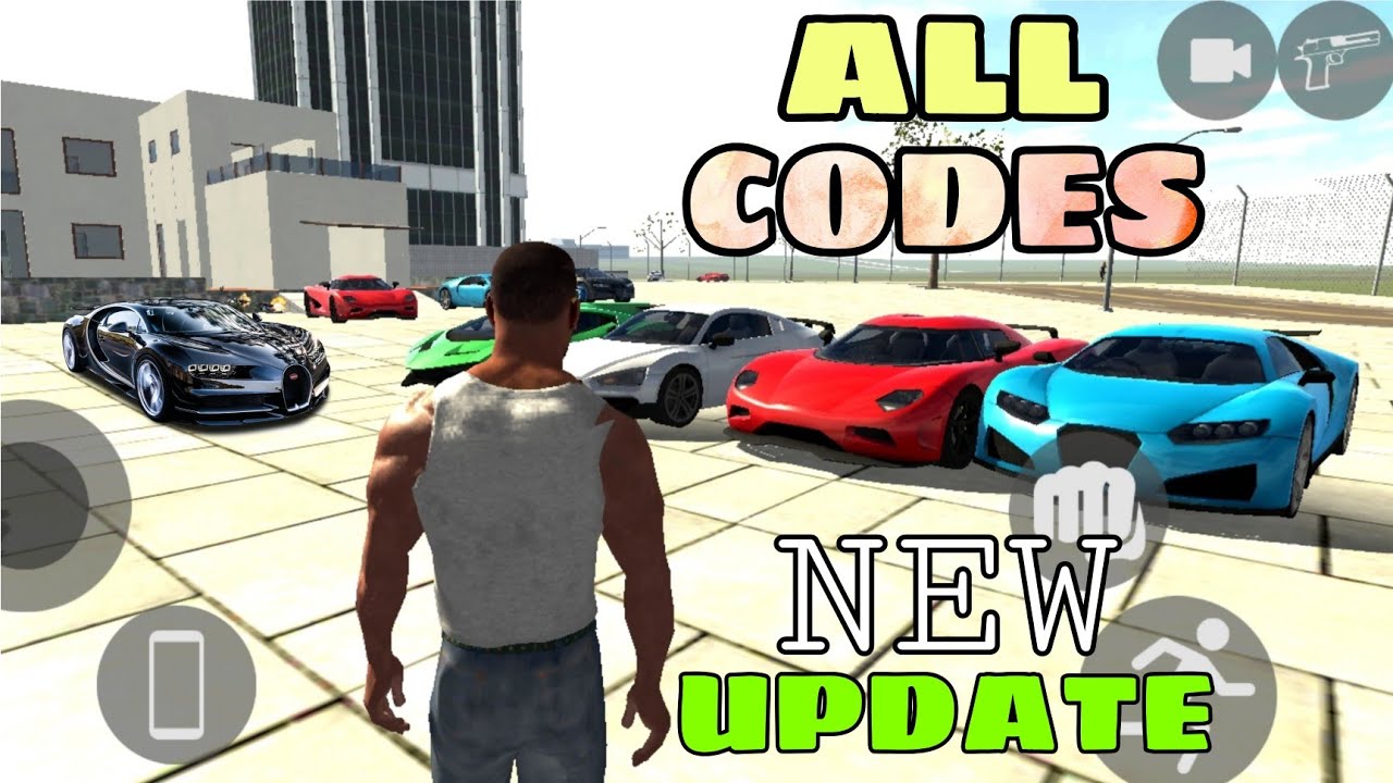 INDIAN BIKE DRIVING 3D ALL CAR AND BIKE ALL CODES - YouTube