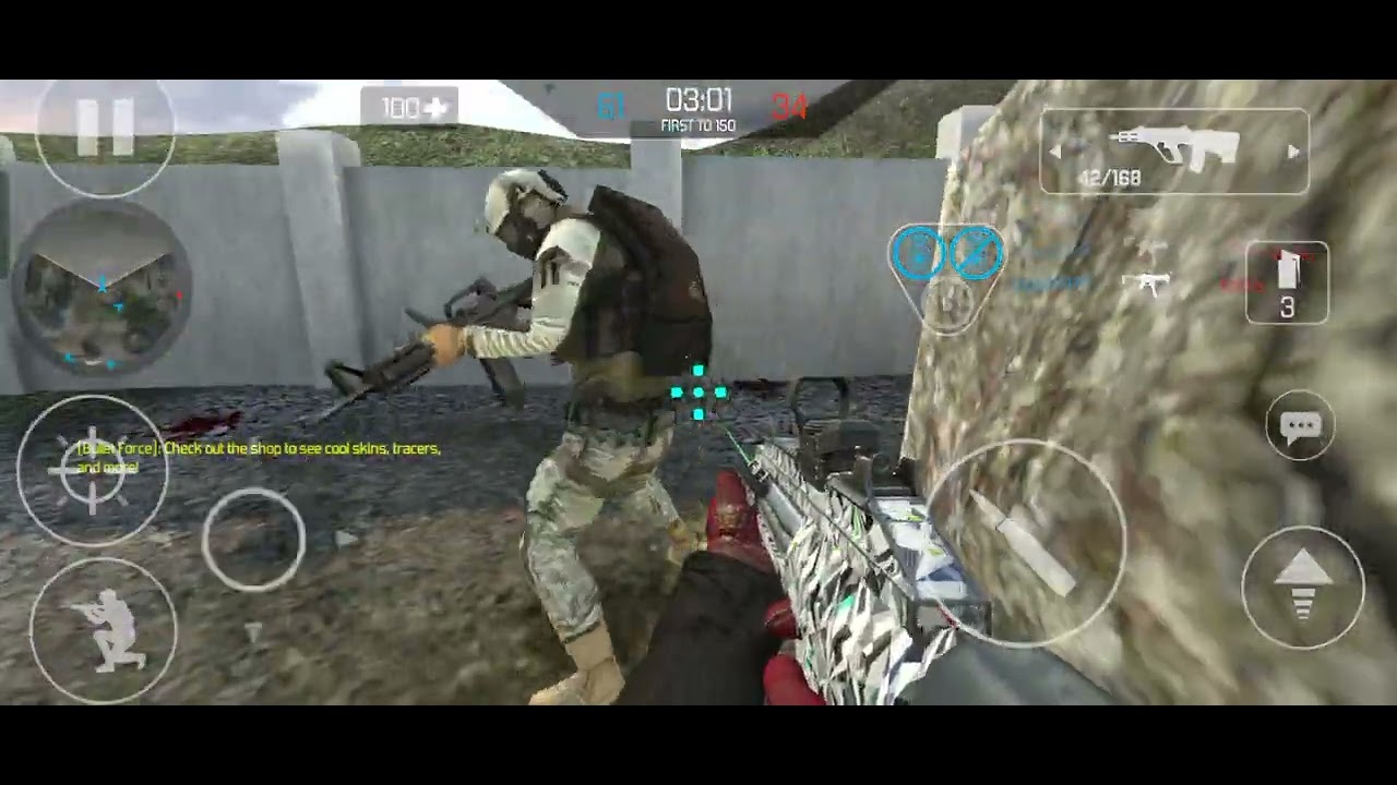 Bullet force Gameplay Aug and S12k with diamond skin 😃👍 - YouTube