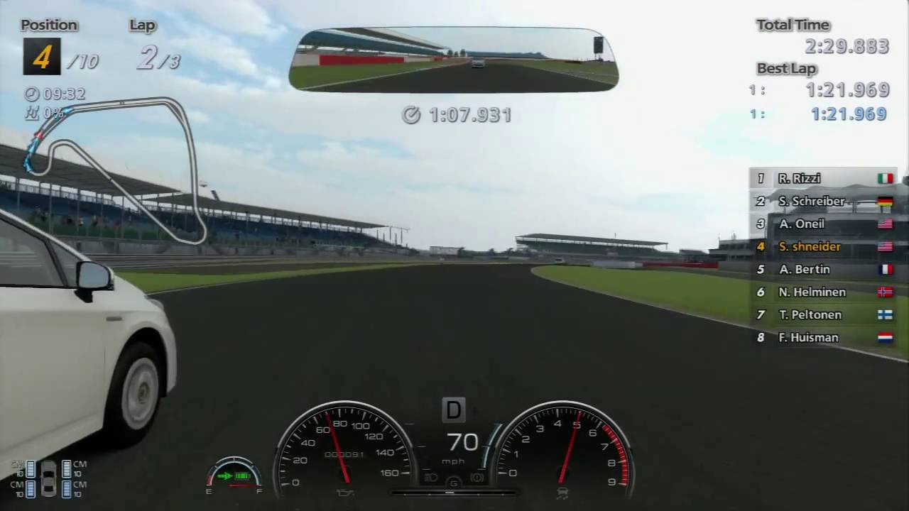 GT6 National B One-Make Races Prius Cup - Silverstone National Circuit ...