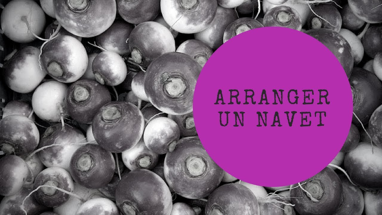 Comment transformer un navet en tranches? - YouTube