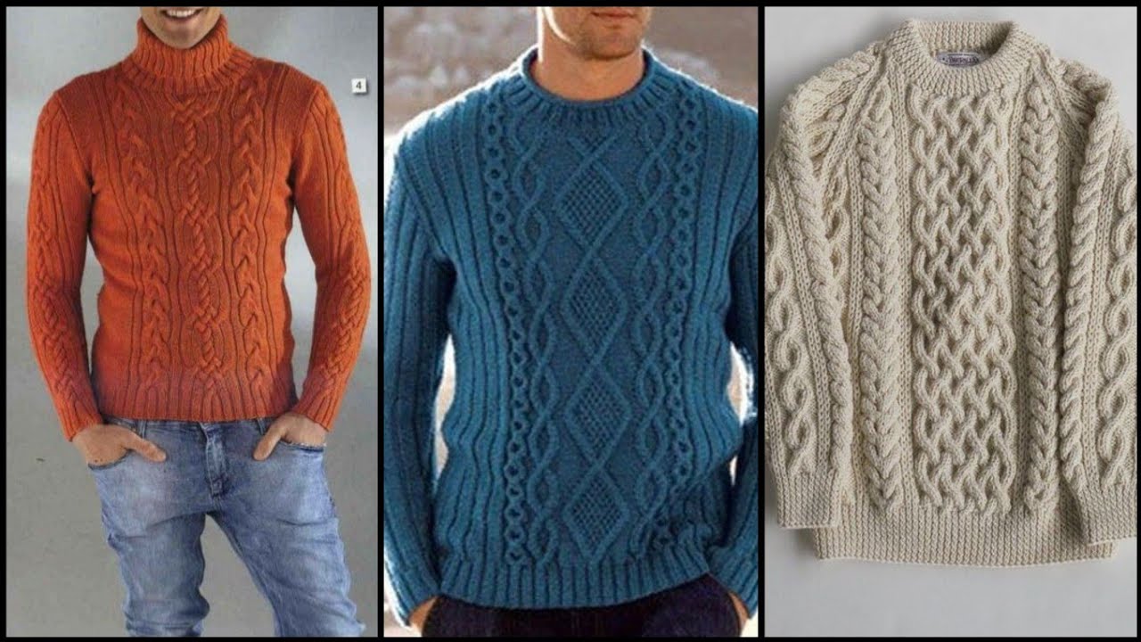 Latest Hand Knitted Sweater Design For Men/Latest Knitting Pattern ...