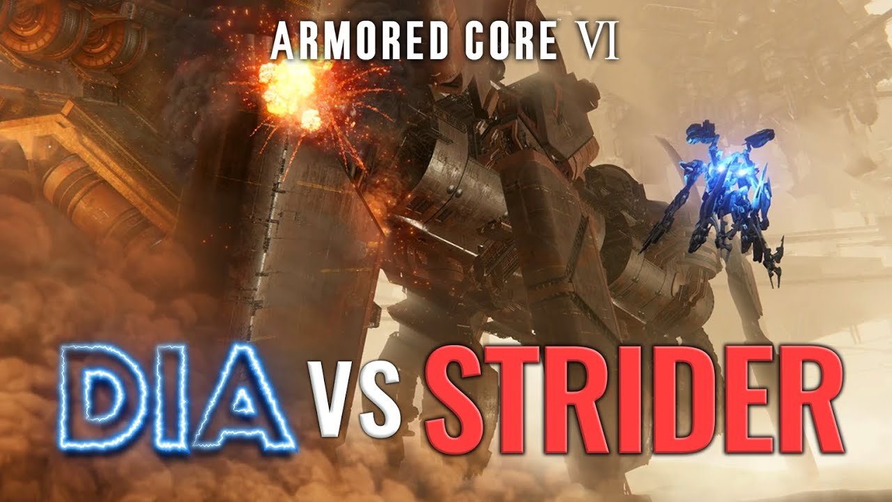 DIA vs STRIDER | Armored Core VI: Fires of Rubicon - YouTube
