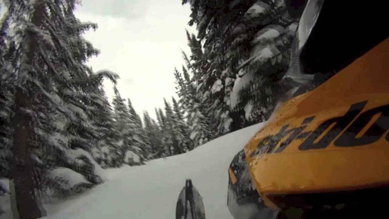 Ski-Doo Summit/Freeride Powder Plow - YouTube
